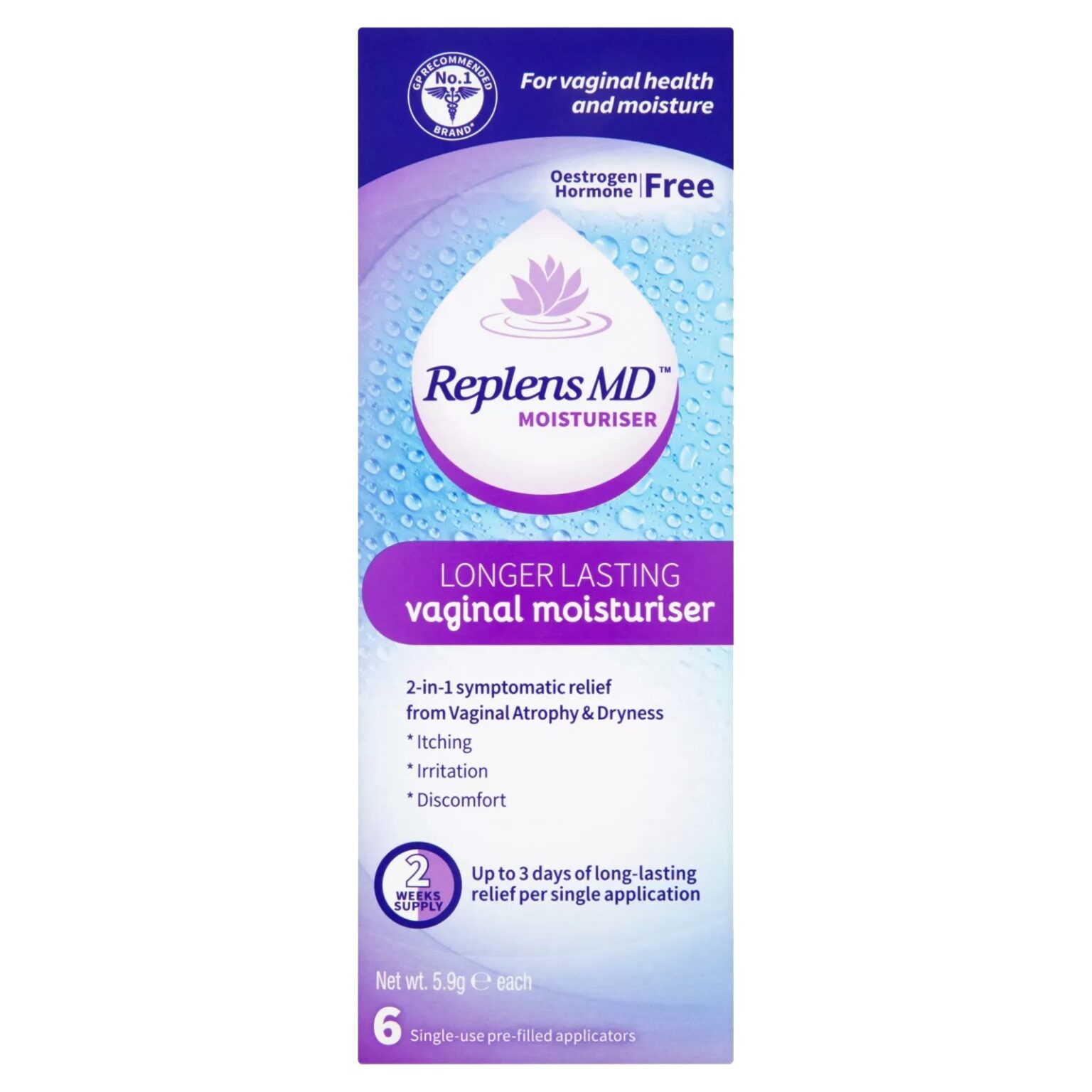 Buy Replens MD Vaginal Moisturiser Online In The UK | Meds For Less